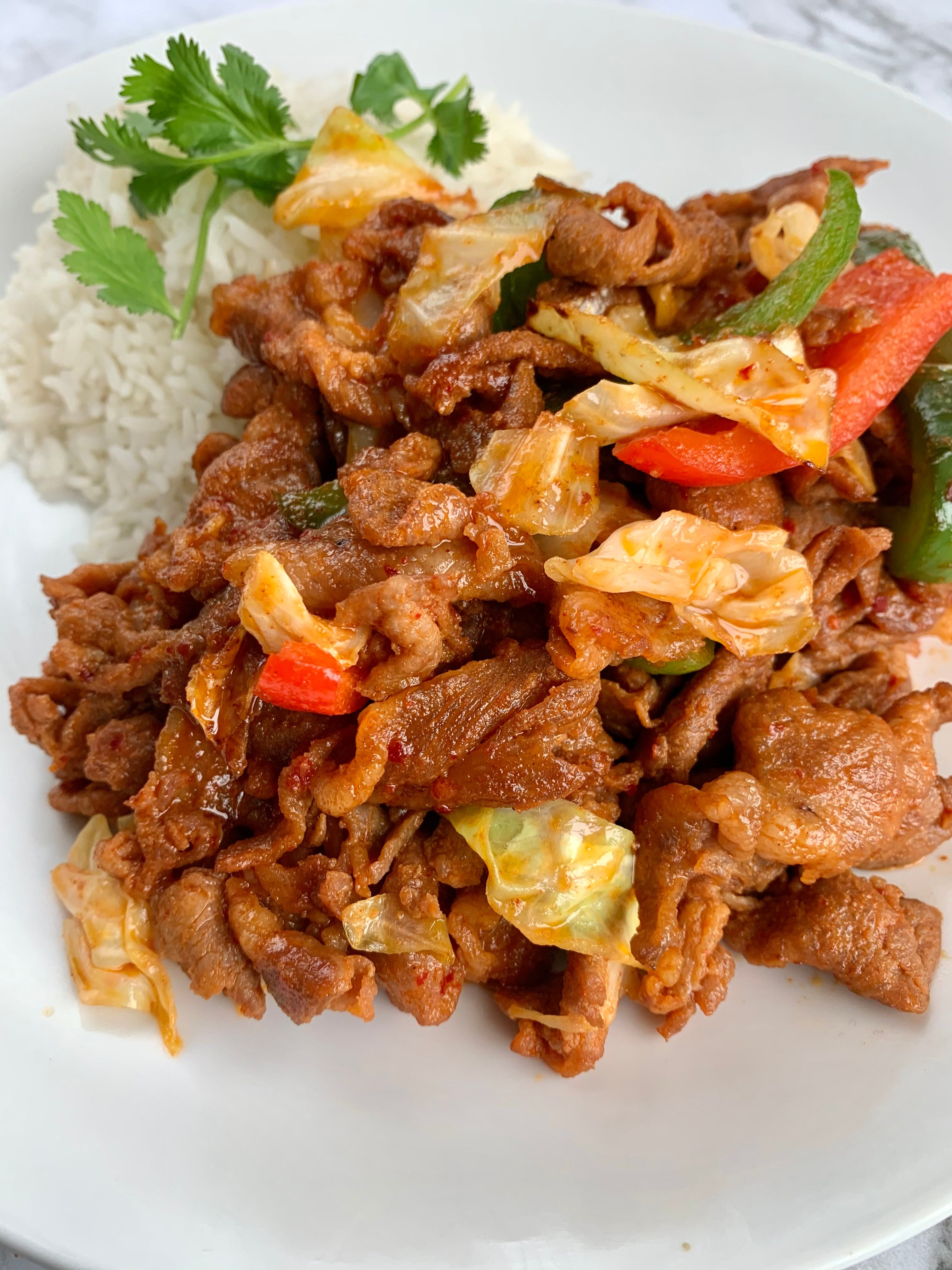 Spicy Pork with Rice | Yori House